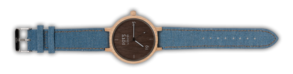 Denim collectie, houten horloges met een Denim touch | 1915 watches